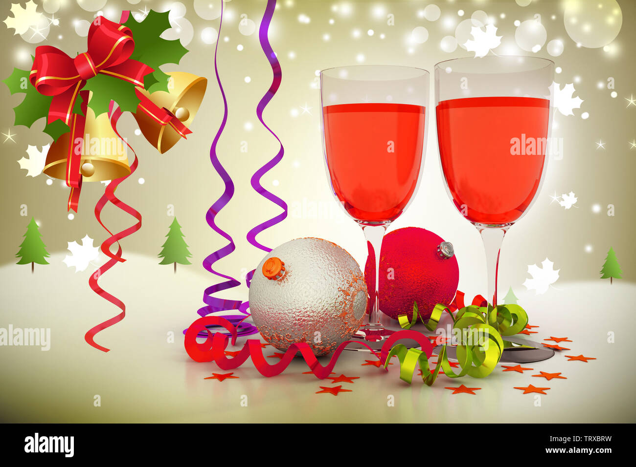 Christmas party celebration Stock Photo - Alamy
