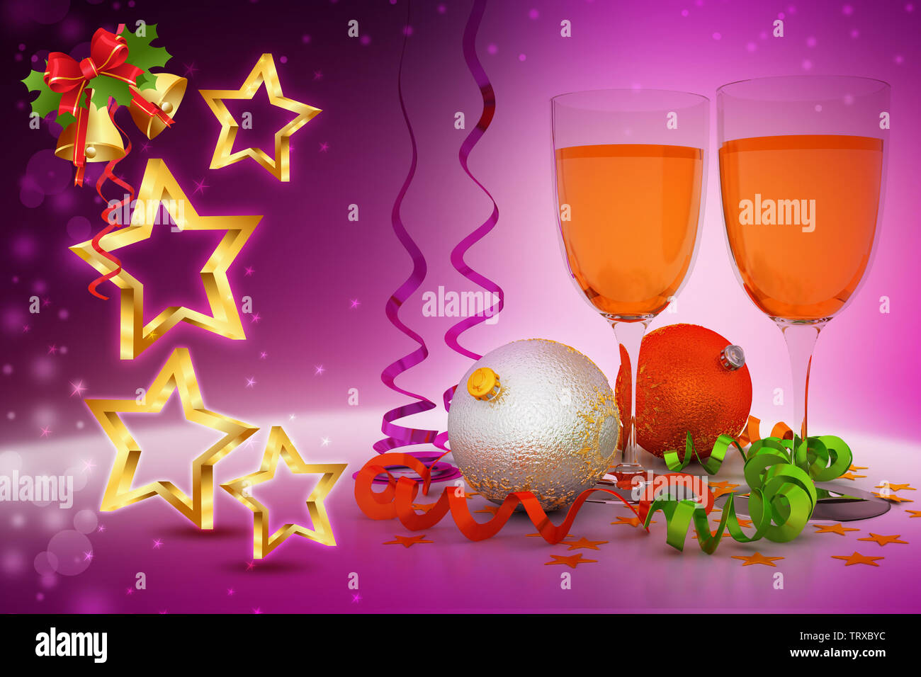 Christmas party celebration Stock Photo - Alamy