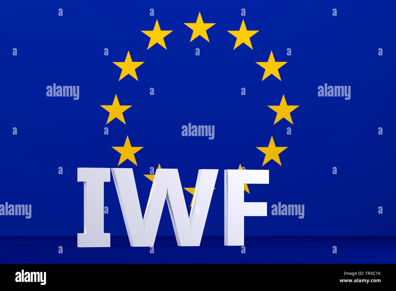 3D euro symbol rendering - Illustration Stock Photo - Alamy