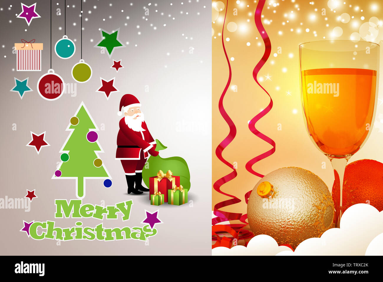 Christmas party celebration Stock Photo - Alamy