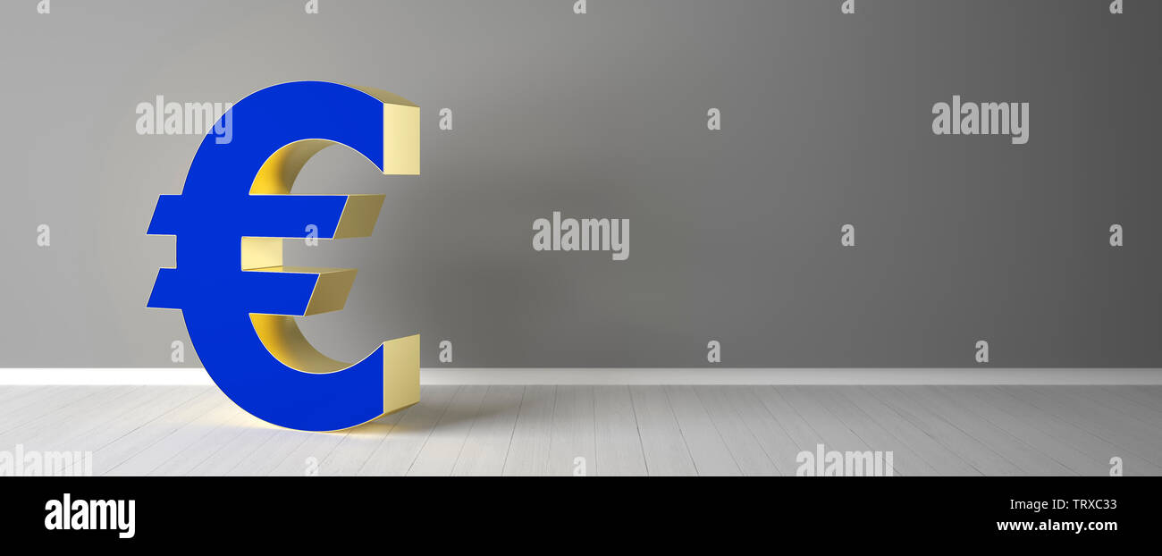 3D euro symbol rendering - Illustration Stock Photo - Alamy