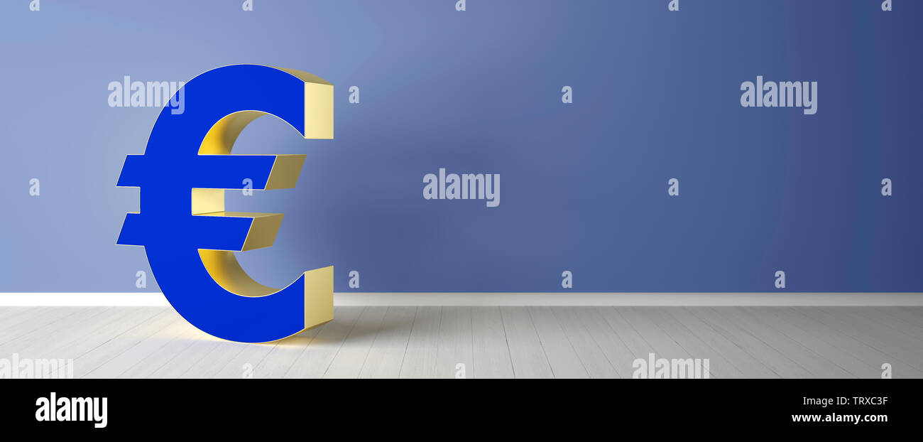 3D euro symbol rendering - Illustration Stock Photo - Alamy