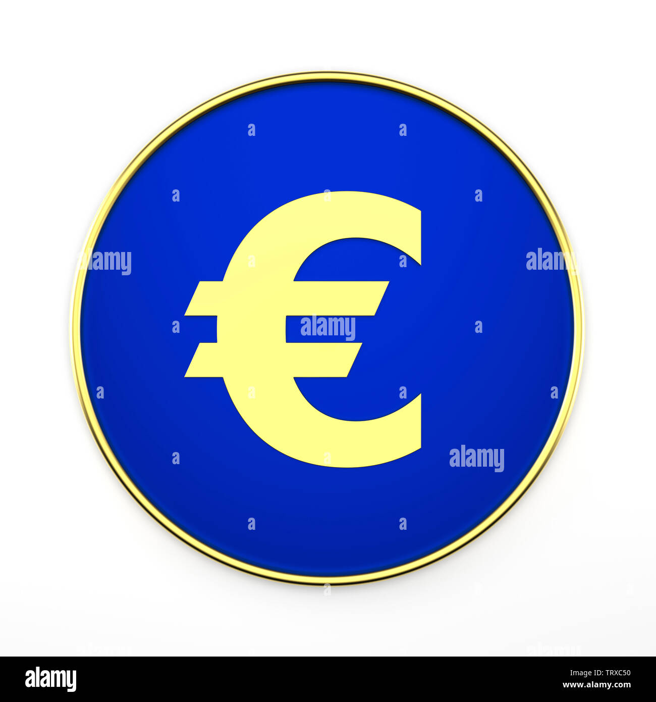 3D euro symbol rendering - Illustration Stock Photo - Alamy