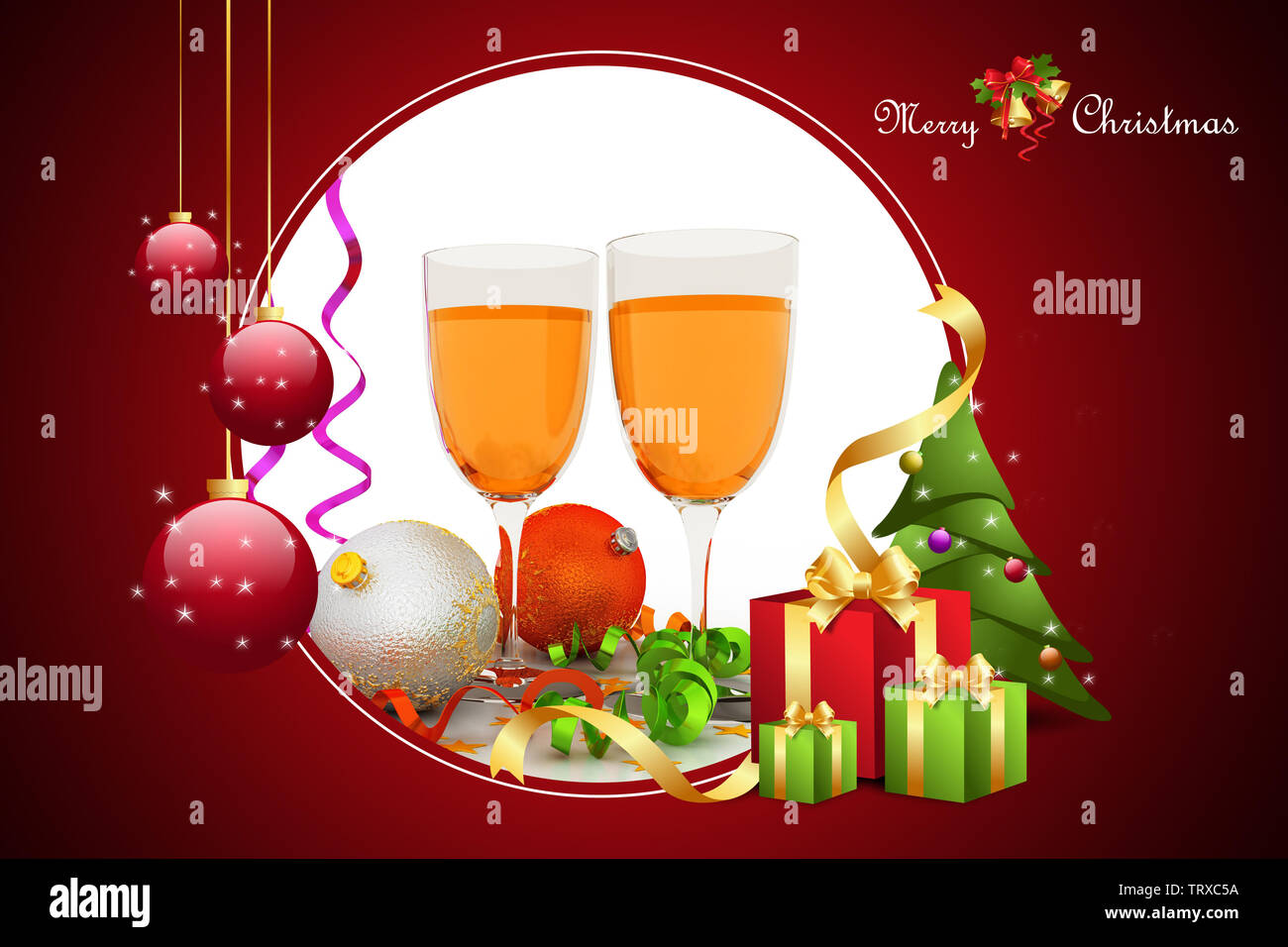 Christmas party celebration Stock Photo - Alamy