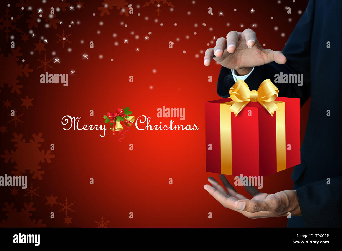 Showing her gift hi-res stock photography and images - Alamy