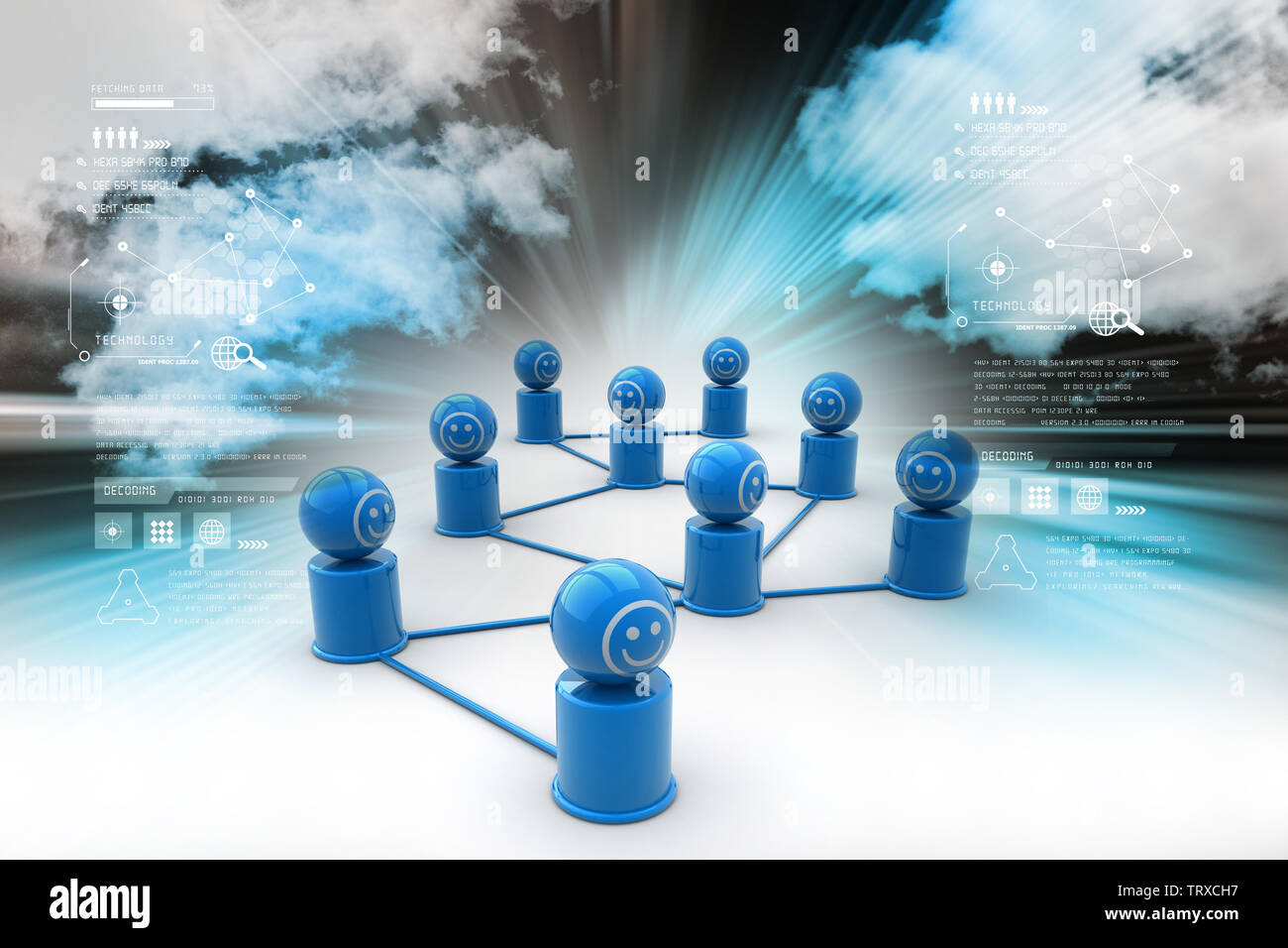 communication concept with sign Stock Photo - Alamy