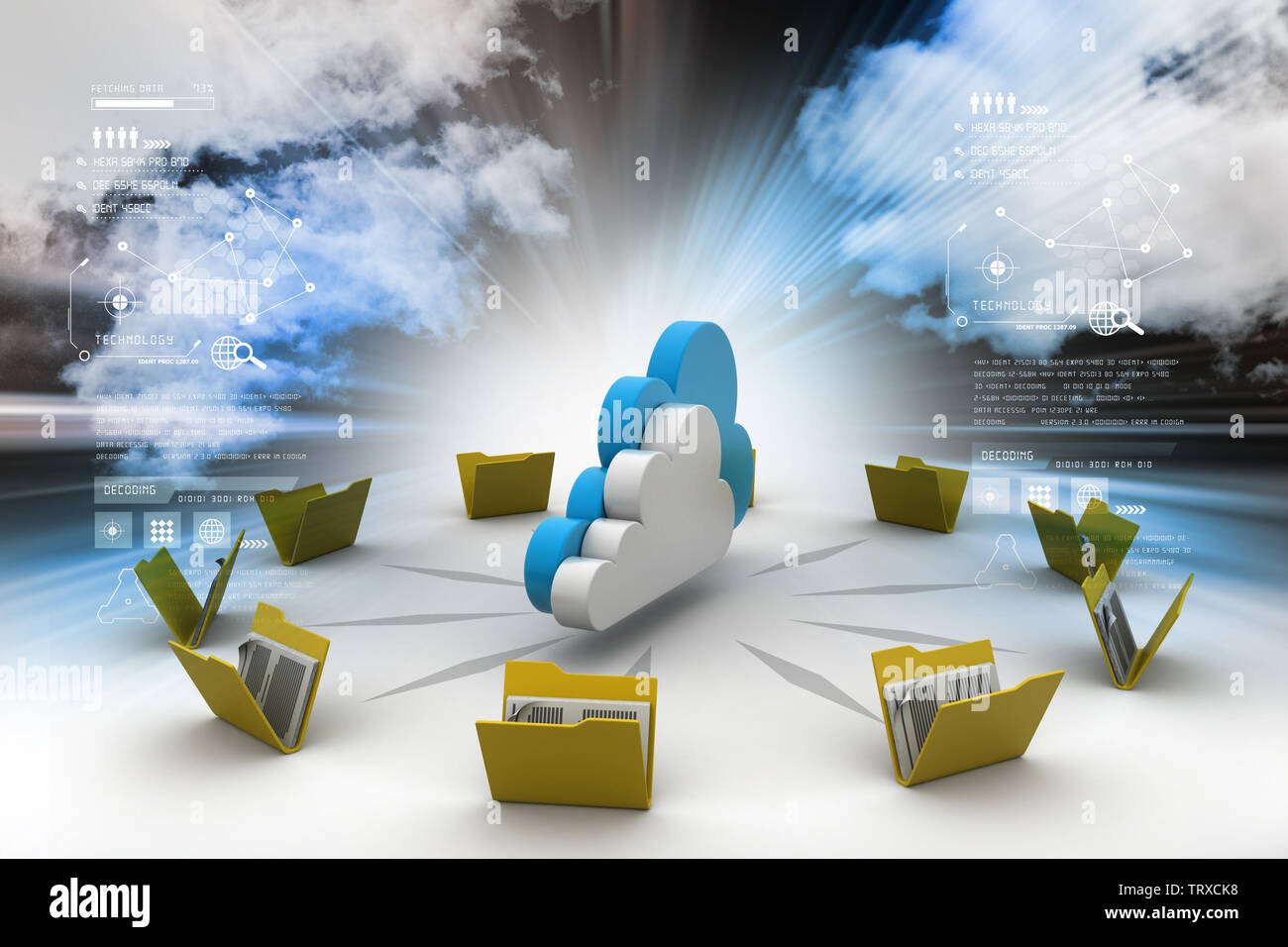 Cloud storage concept Stock Photo - Alamy