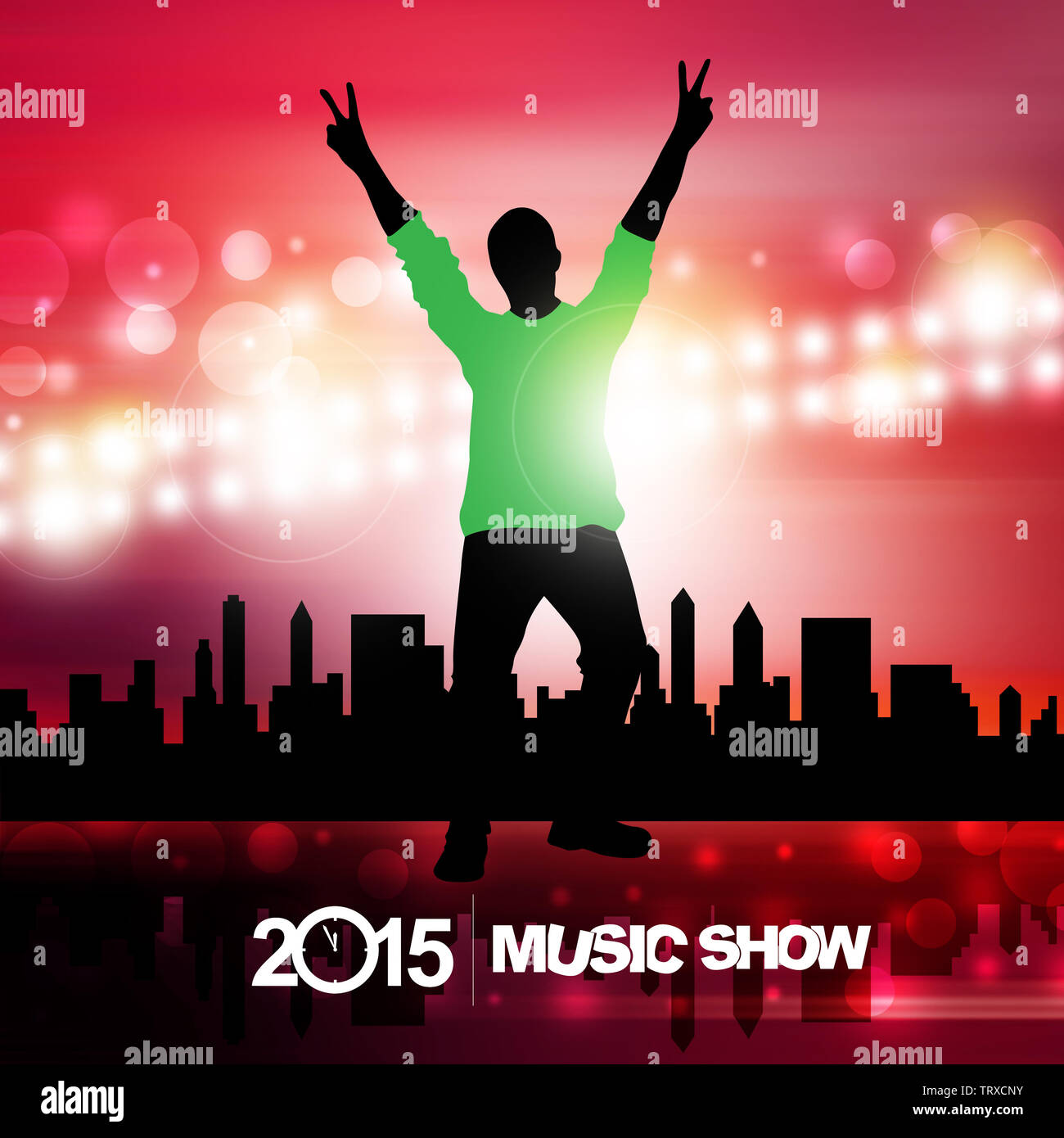 New year music show Stock Photo - Alamy