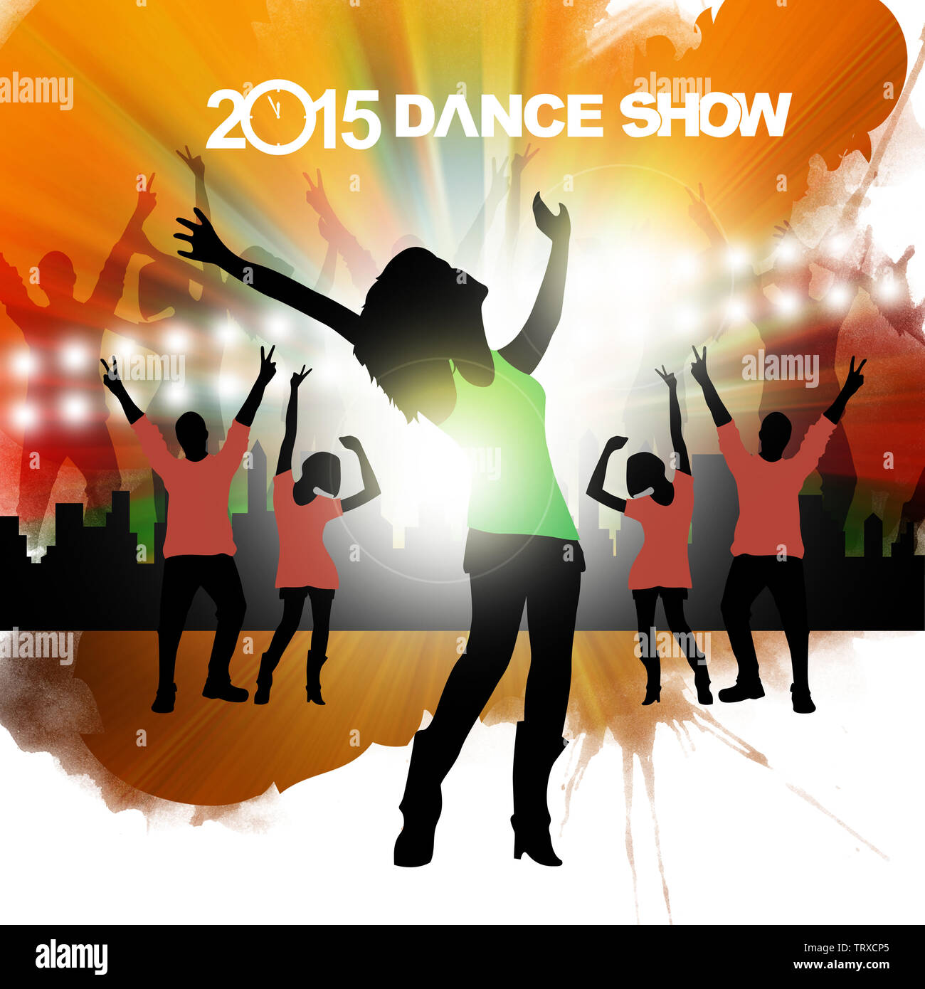 New year dance show Stock Photo - Alamy