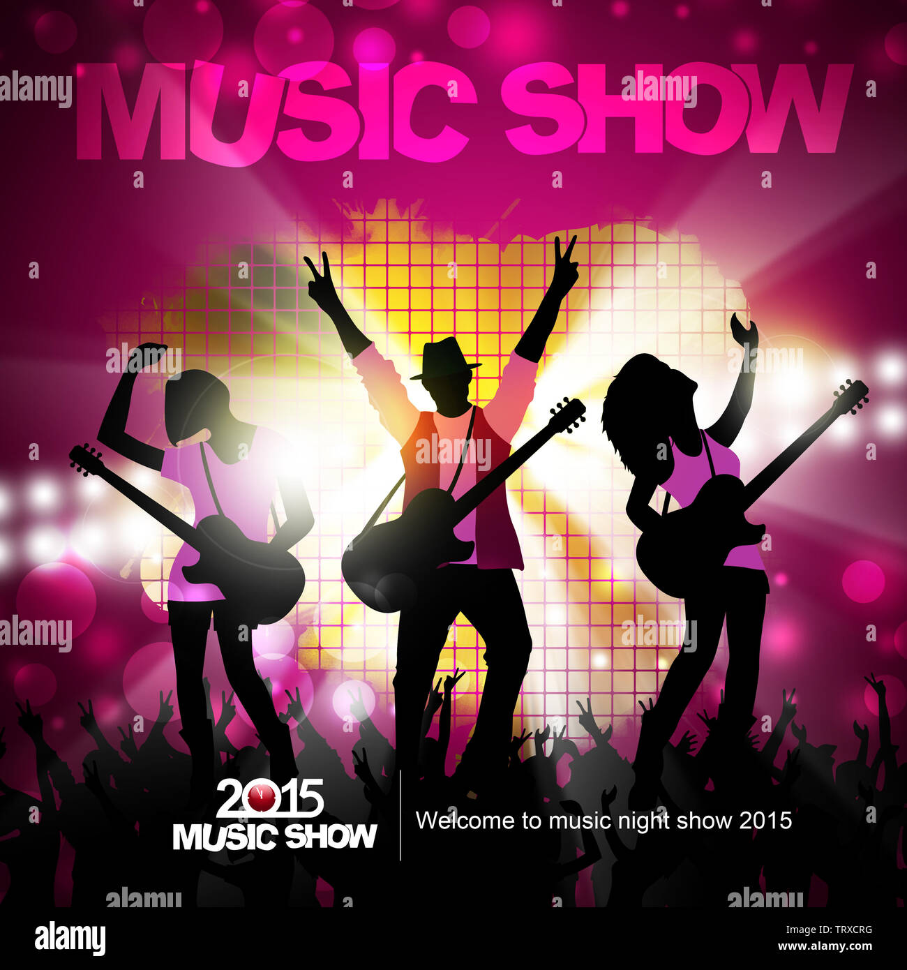 New year music show Stock Photo - Alamy