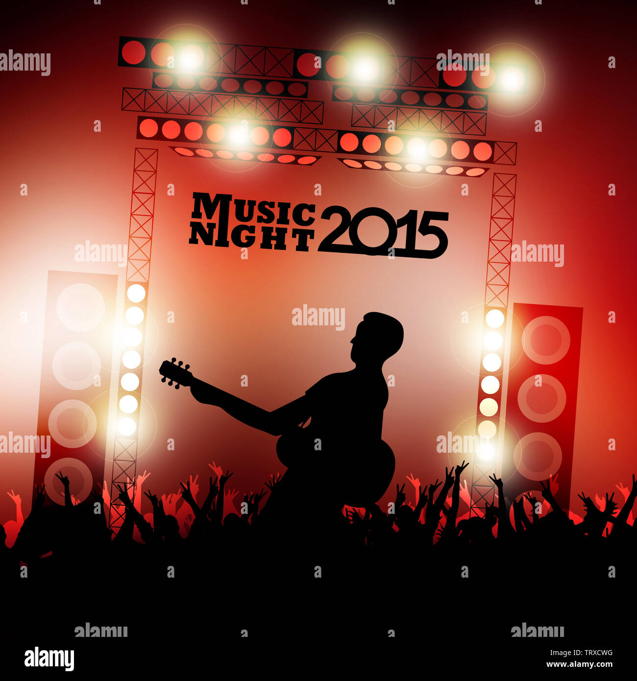 New year music show Stock Photo - Alamy