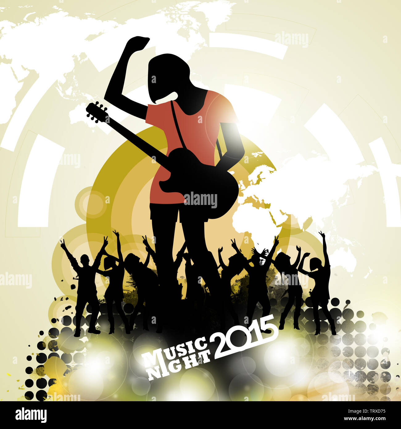 New year music show Stock Photo - Alamy