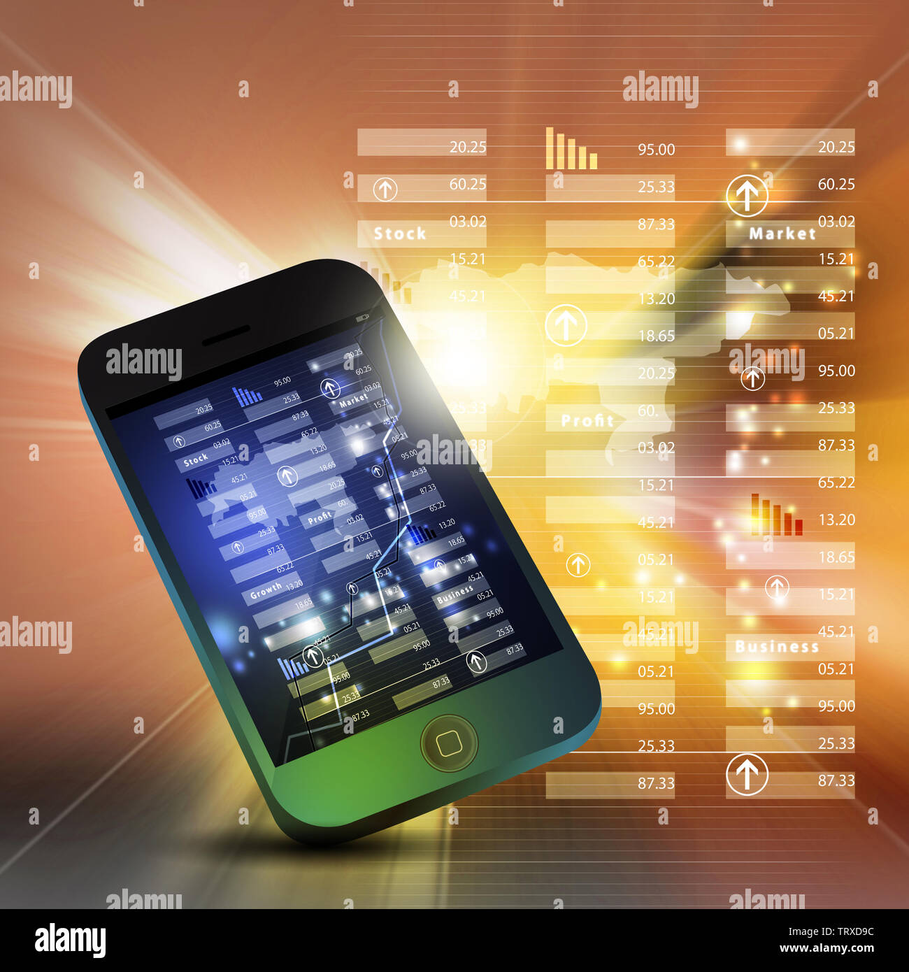 Modern smart phone Stock Photo - Alamy