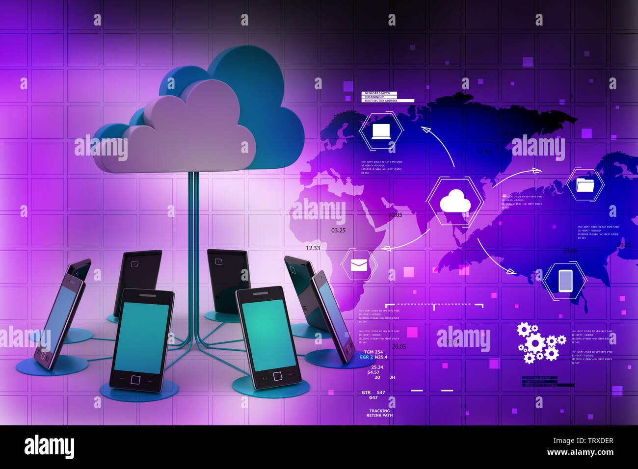 Concepts cloud computing devices Stock Photo - Alamy