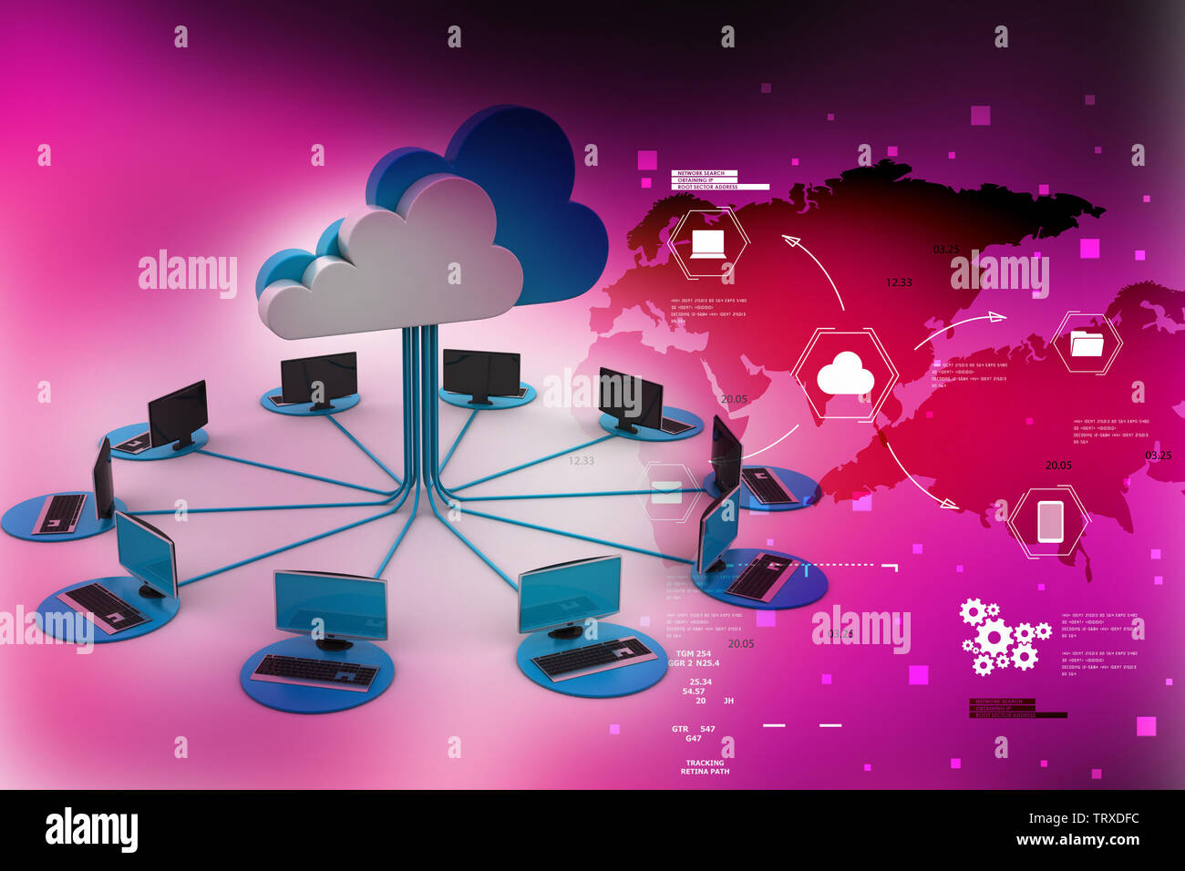 Concepts cloud computing devices Stock Photo - Alamy