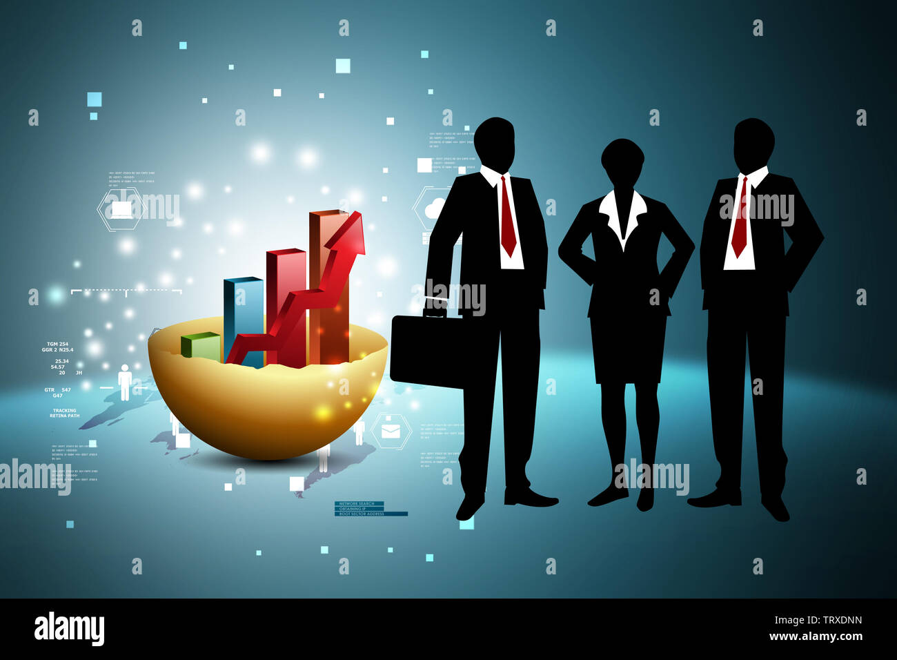 business people with briefcase Stock Photo - Alamy