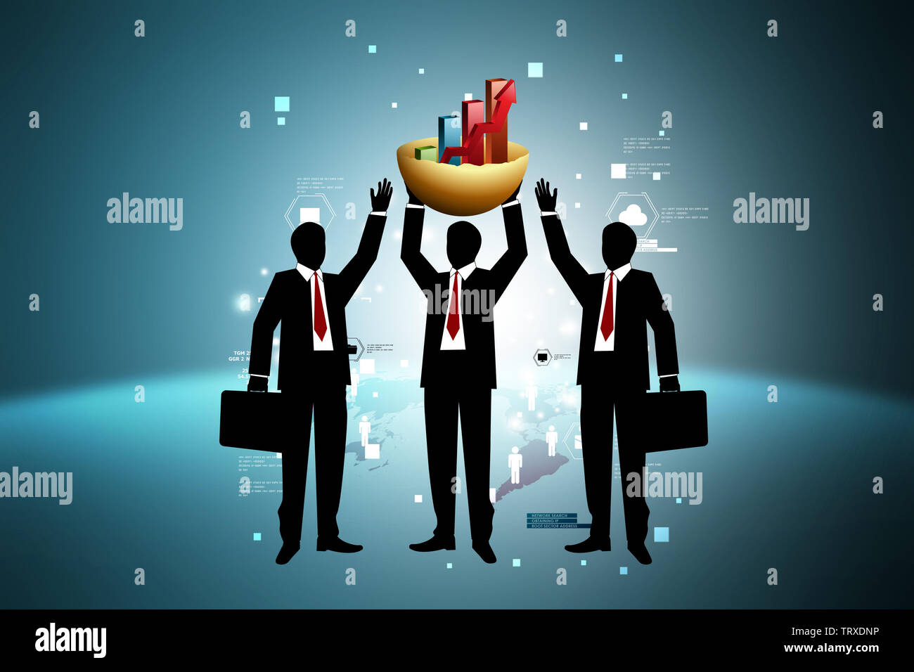 business people with briefcase Stock Photo - Alamy