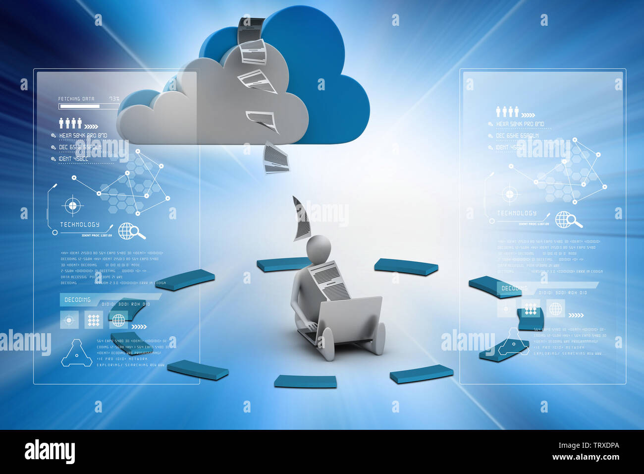 Cloud storage concept Stock Photo - Alamy