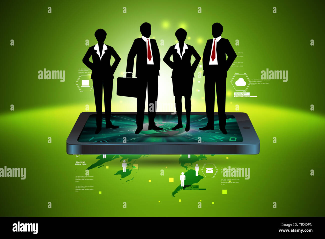 business people with briefcase Stock Photo - Alamy