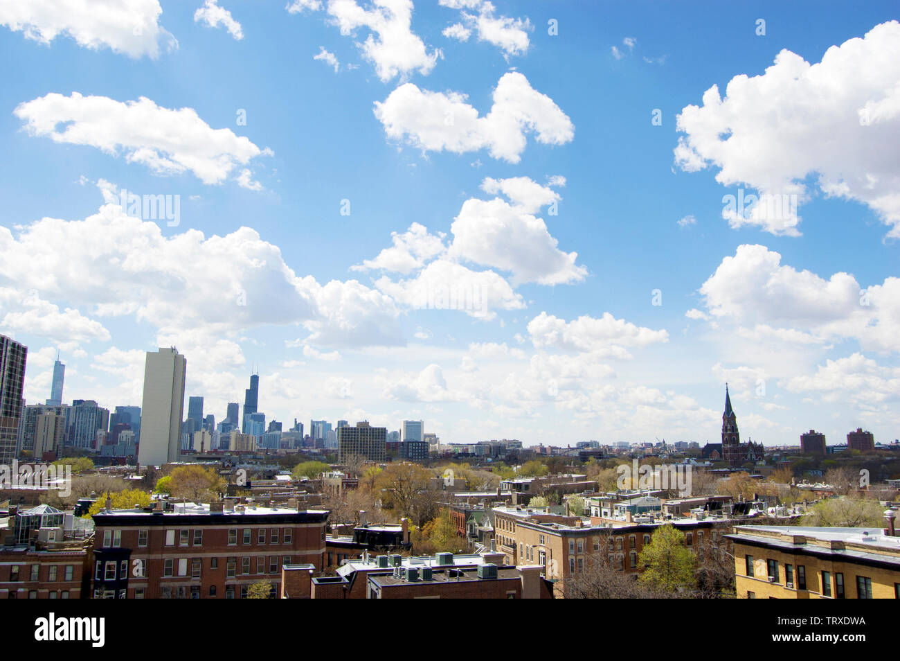 Chicago, Illinois skyline - Daytime Stock Photo - Alamy
