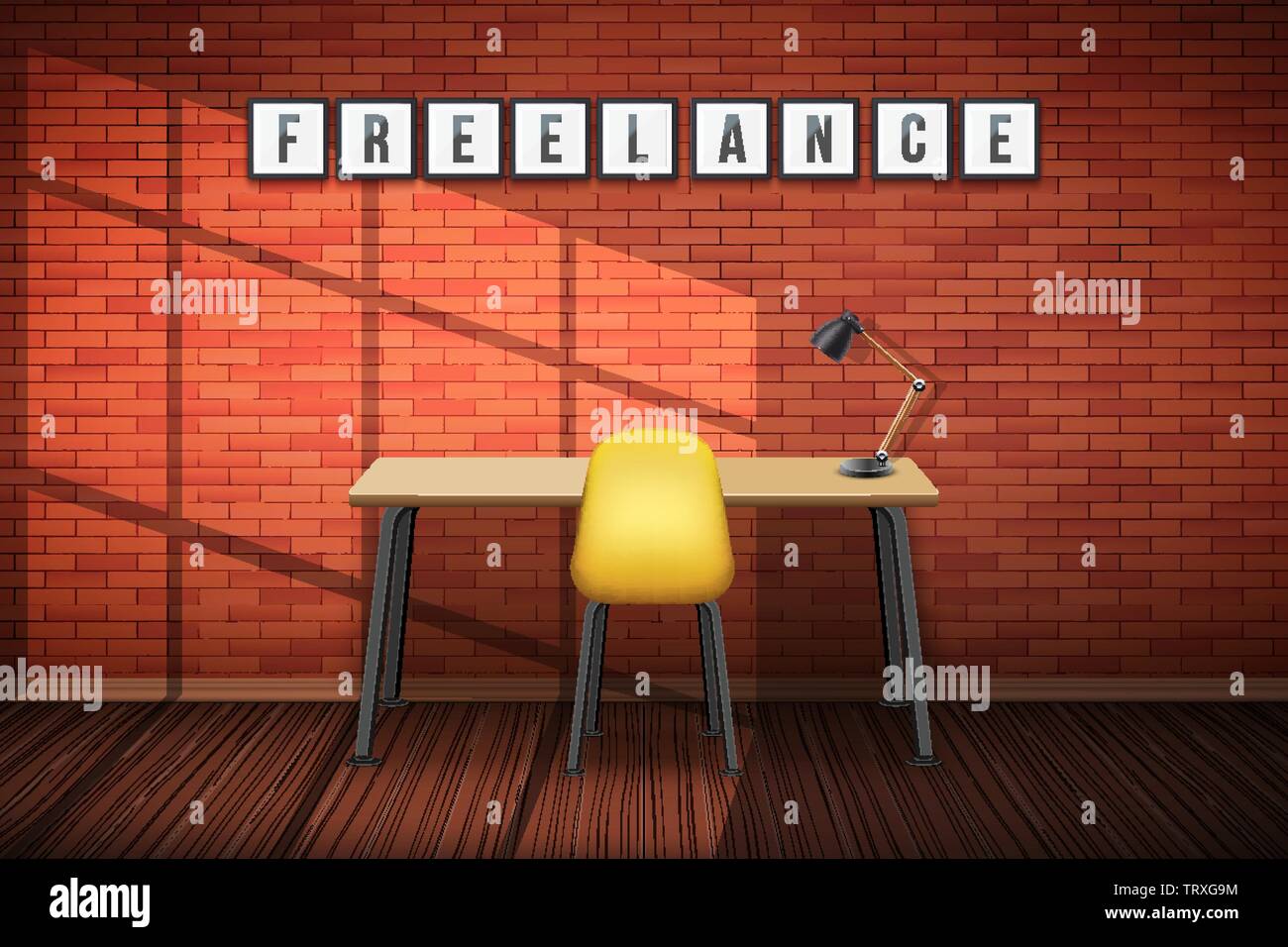 Desk table top Stock Vector Images - Alamy