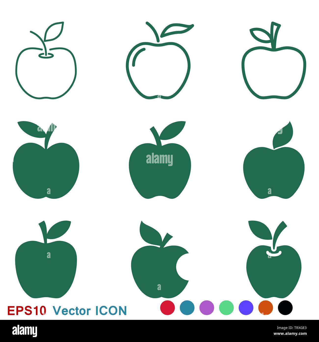 Apple Icon page symbol for your web site design Apple Icon logo, app ...