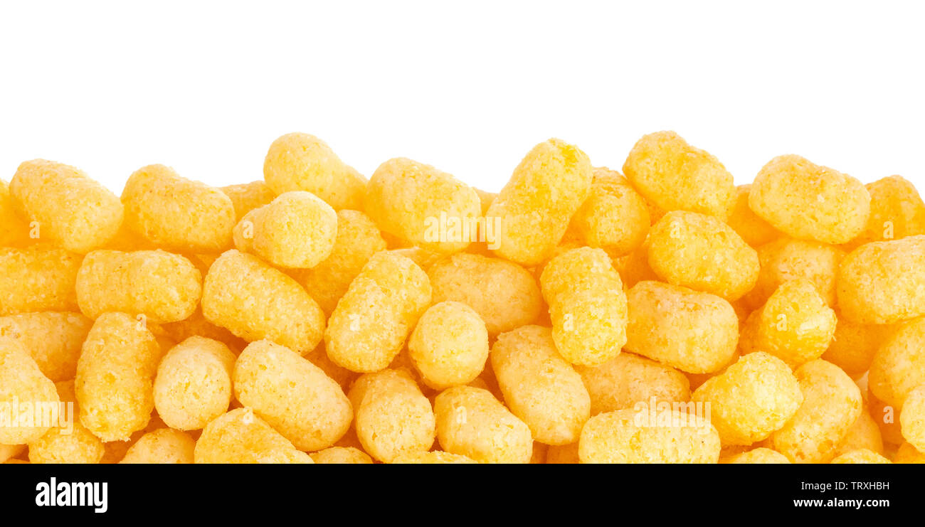 Corn sticks flakes isolated on white background Stock Photo - Alamy