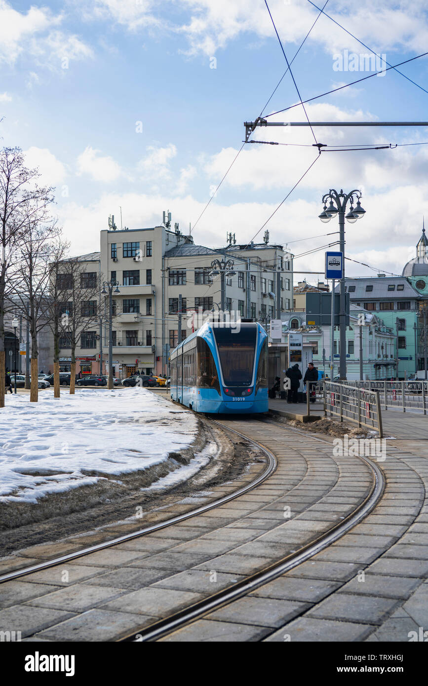 Moscow tramway hi-res stock photography and images - Alamy
