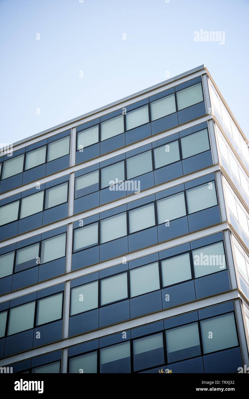 Close-up of a modern building in Spain Stock Photo - Alamy