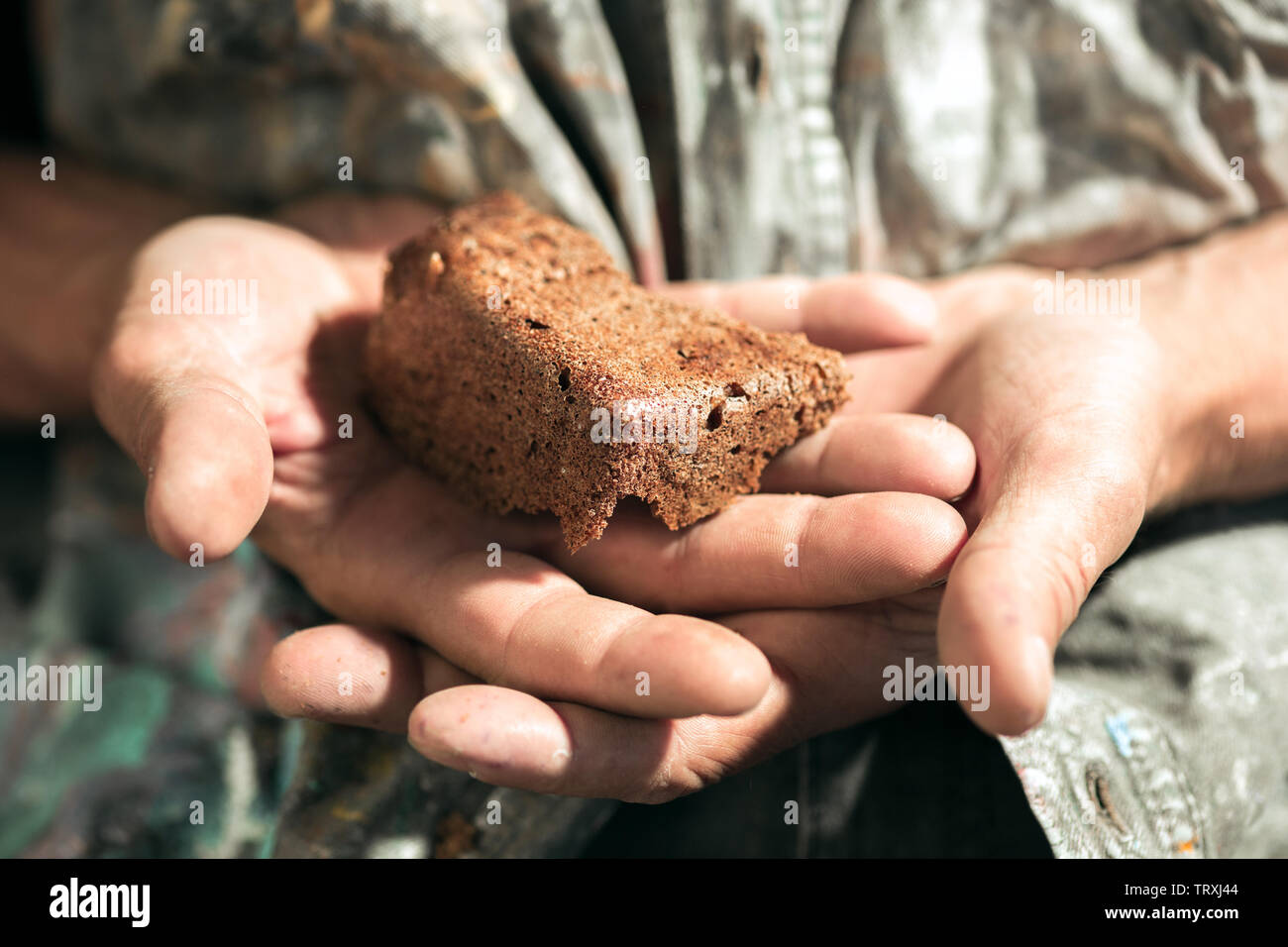 Person seeking help with food and hunger hi-res stock photography and ...