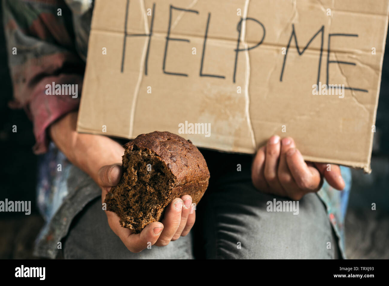 Homeless Sign High Resolution Stock Photography and Images - Alamy
