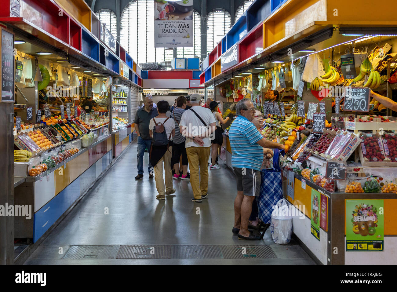 Atarazanas Market in Malaga, Spain Stock Photo - Alamy