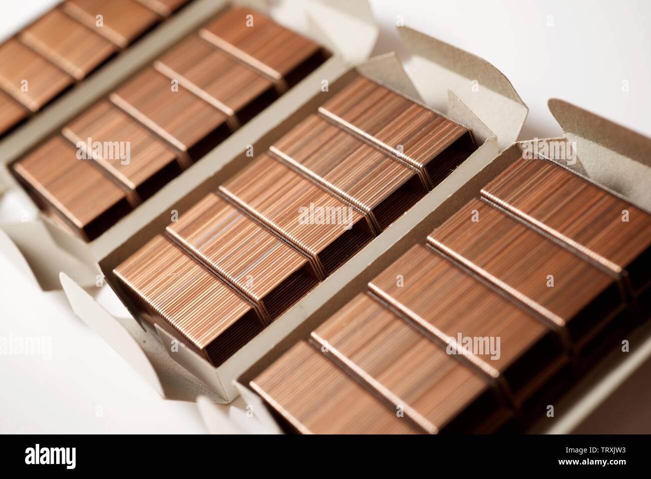 Staple brackets hi-res stock photography and images - Alamy