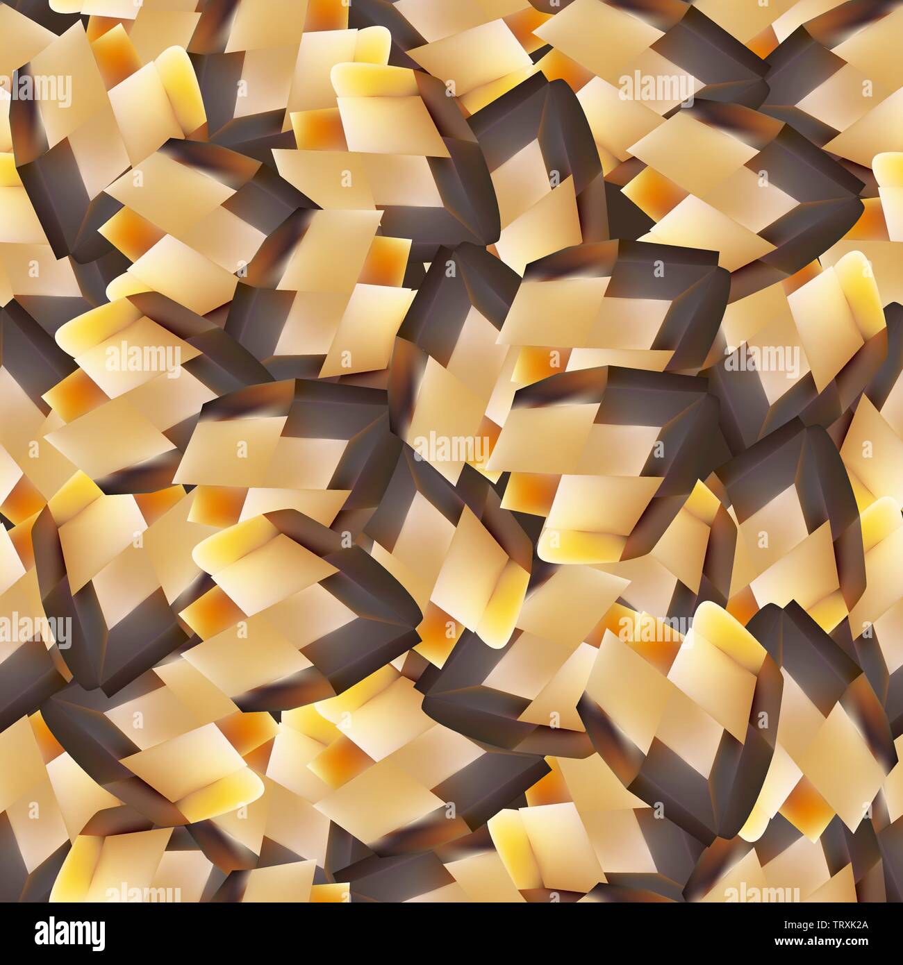 Gold diamond shape. Seamless pattern background. Vector illustration ...