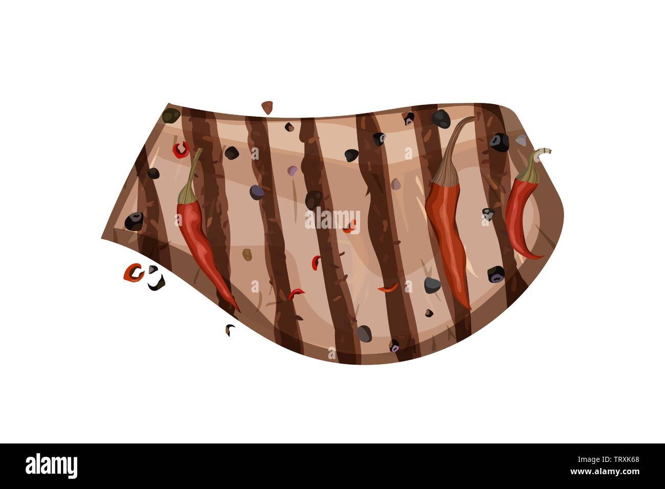 Chili beef Stock Vector Images - Alamy