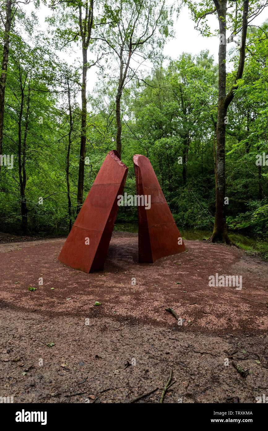 Threshold by Natasha Rosling part of the Forest of Dean Sculpture Trail ...