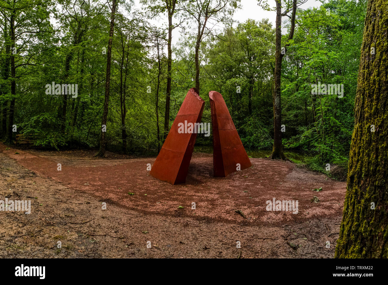 Threshold by Natasha Rosling part of the Forest of Dean Sculpture Trail ...