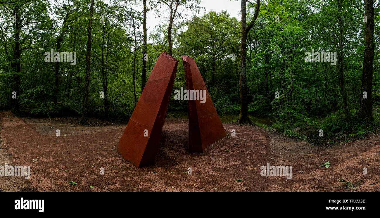 Threshold by Natasha Rosling part of the Forest of Dean Sculpture Trail ...
