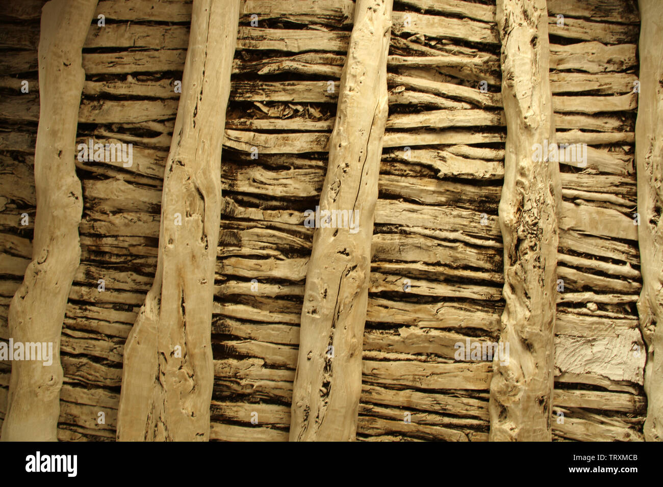 Old Wooden Ceiling Stock Photo - Alamy