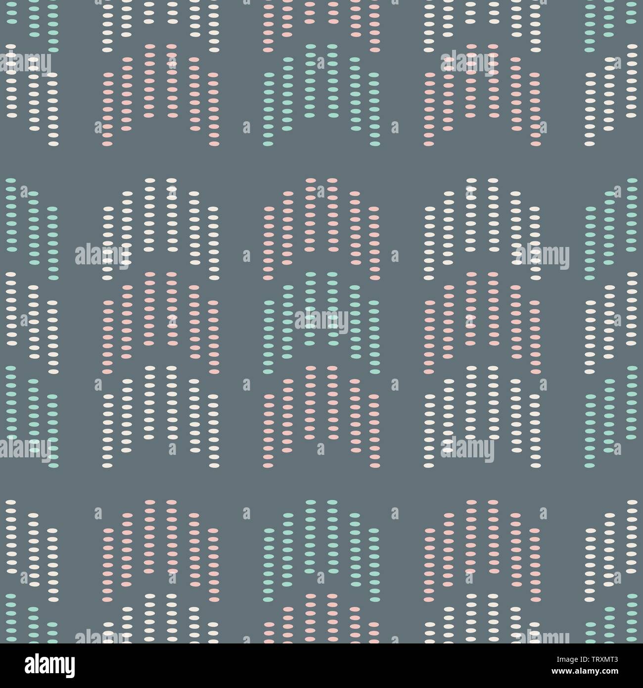 Geometric seamless repeat pattern of abstract arrow shapes. A vector ...
