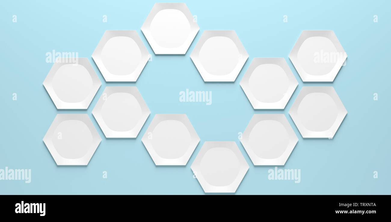 hexagonal pattern with technical structure - Illustration Stock Photo ...
