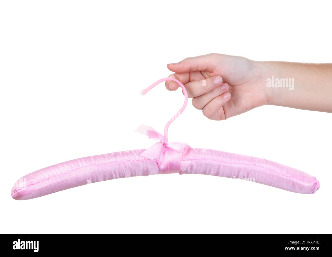 Female hand hanger Cut Out Stock Images & Pictures - Alamy
