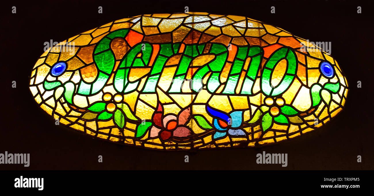 Serrano, Bar Boqueria, Mercado de la Boqueria, Barcelona Stock Photo ...