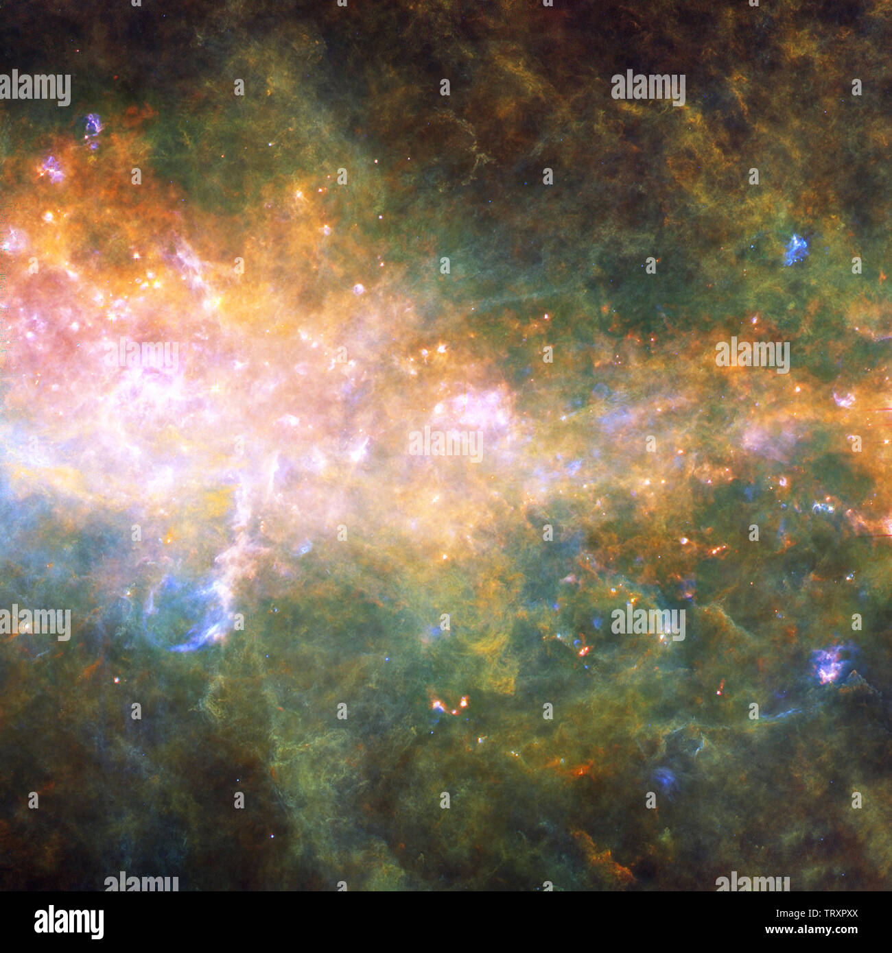 Nebula, starfield, cluster of stars in outer space. Beauty of endless ...