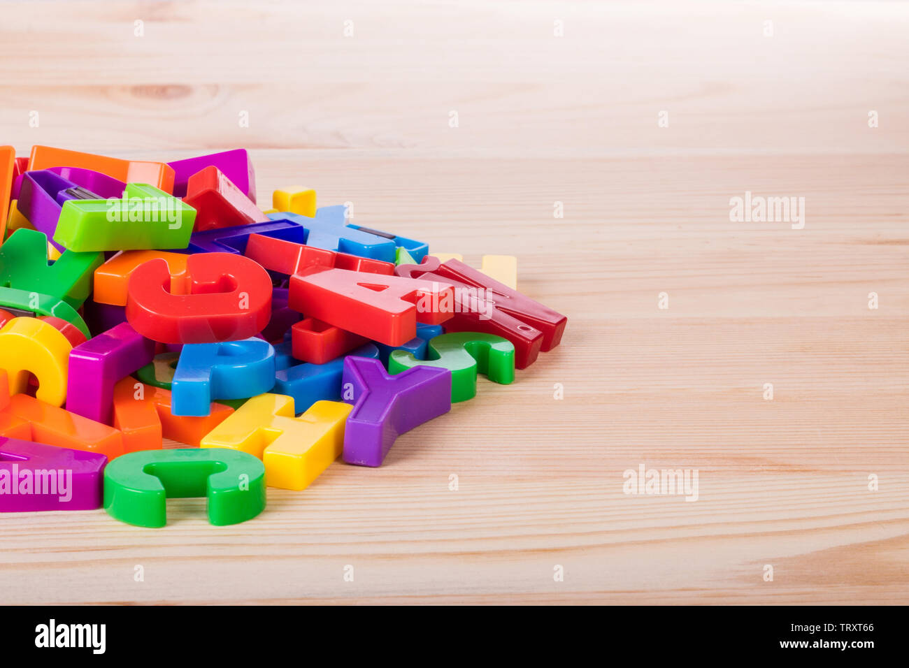 Pile of alphabet letters hi-res stock photography and images - Alamy