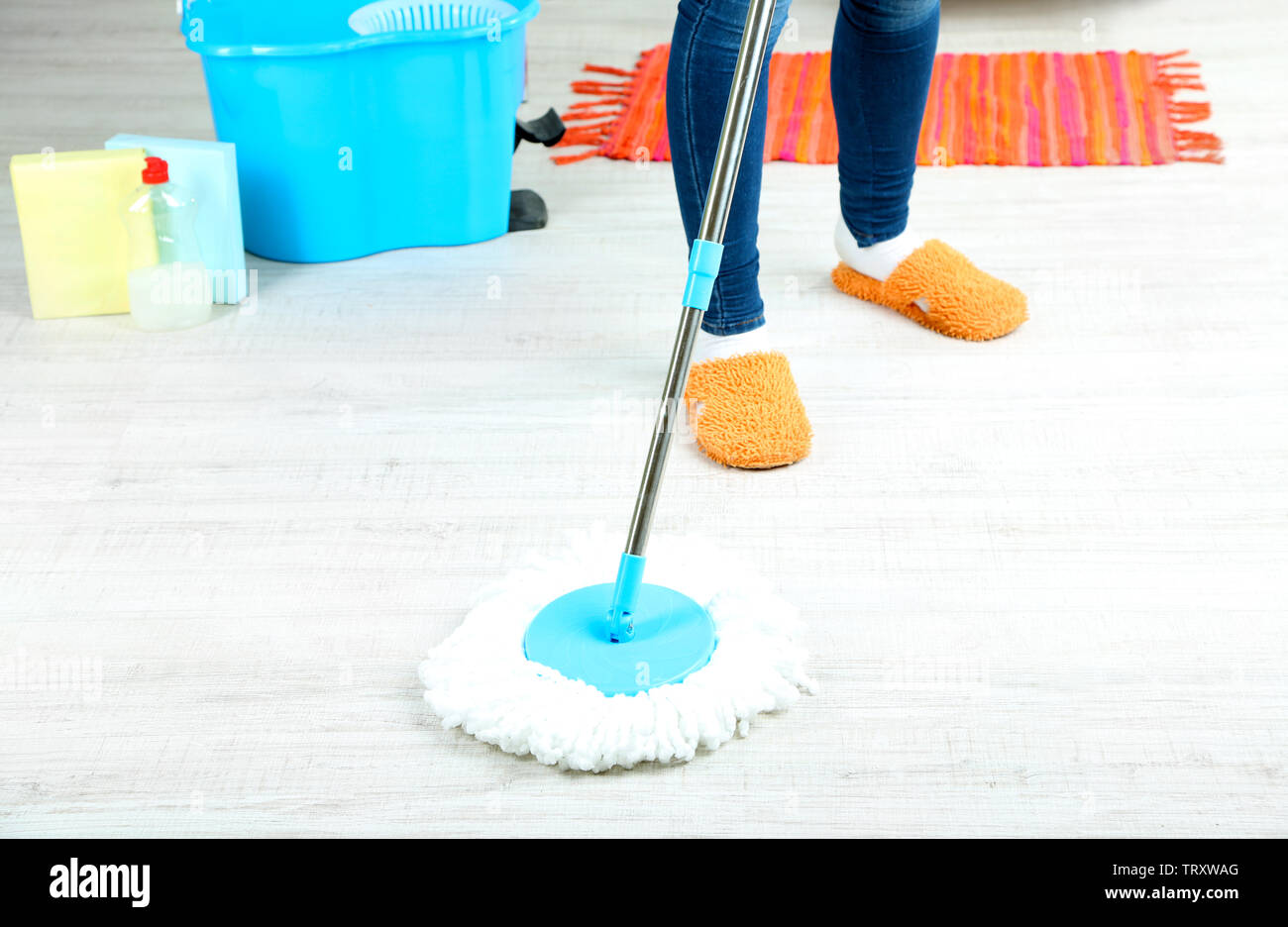 Close up mopping floor hi-res stock photography and images - Alamy