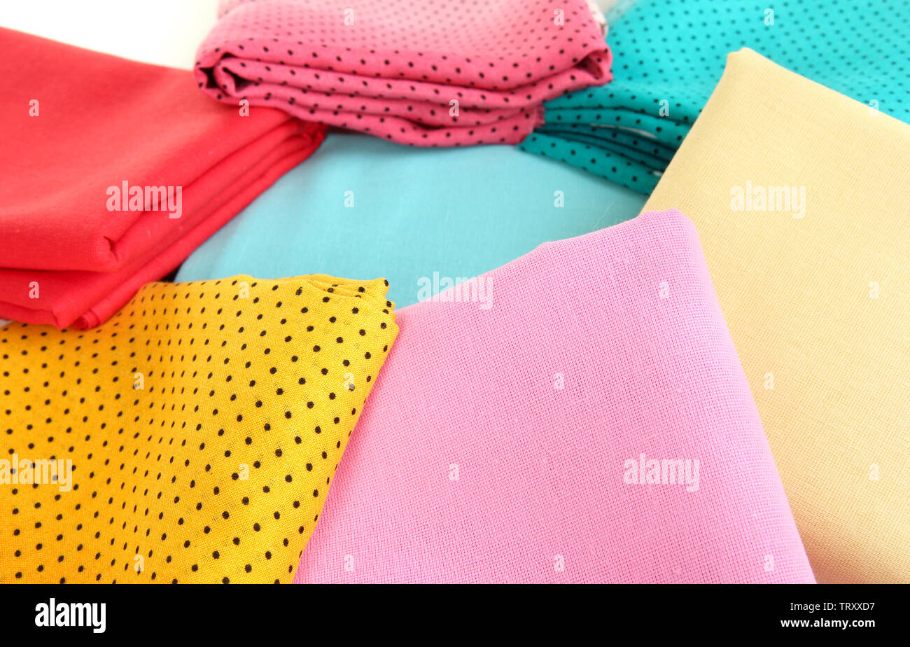 Cloth fabrics close up Stock Photo - Alamy