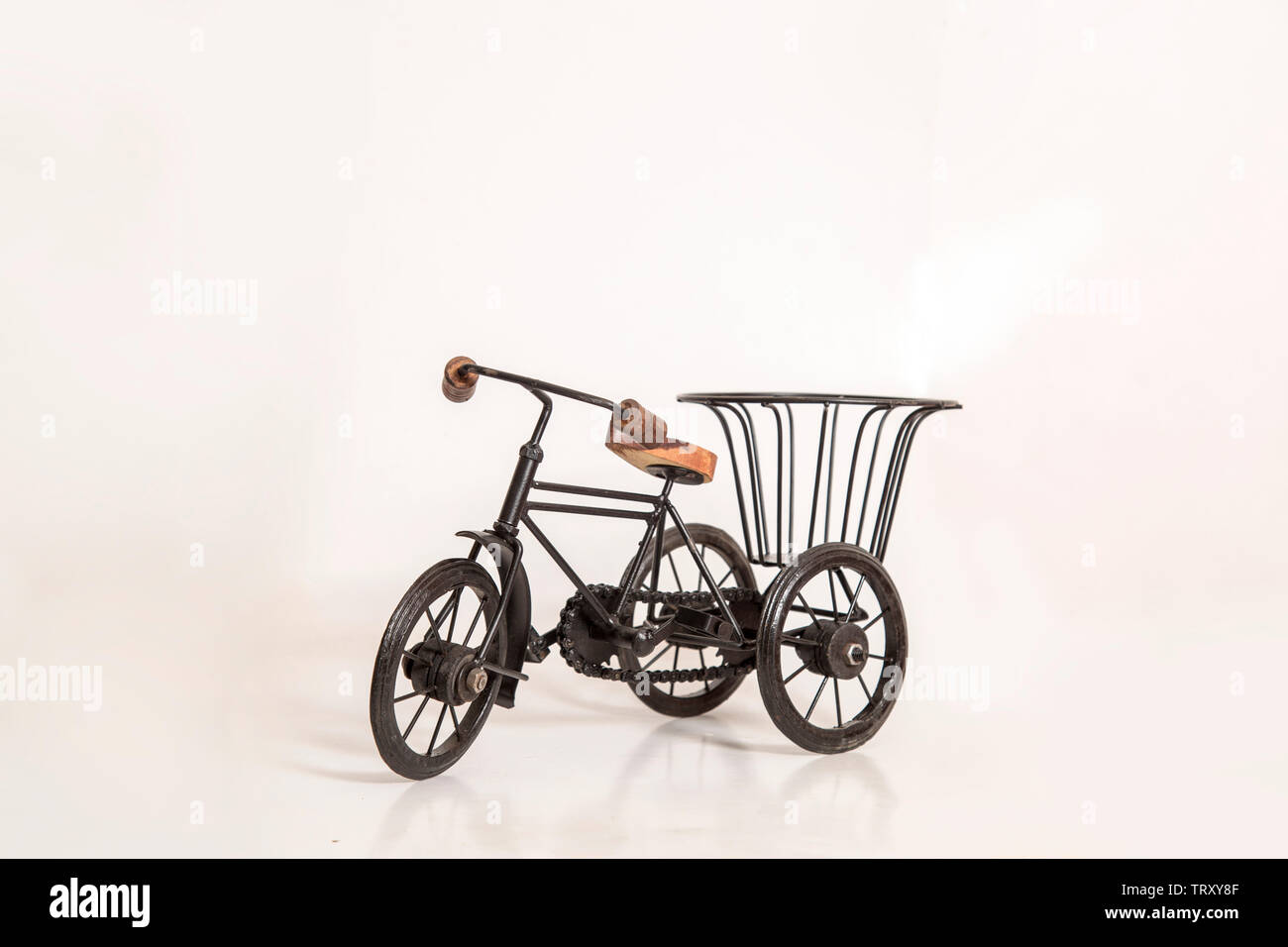 The cycle rickshaw is a small-scale local means of transport; it is ...