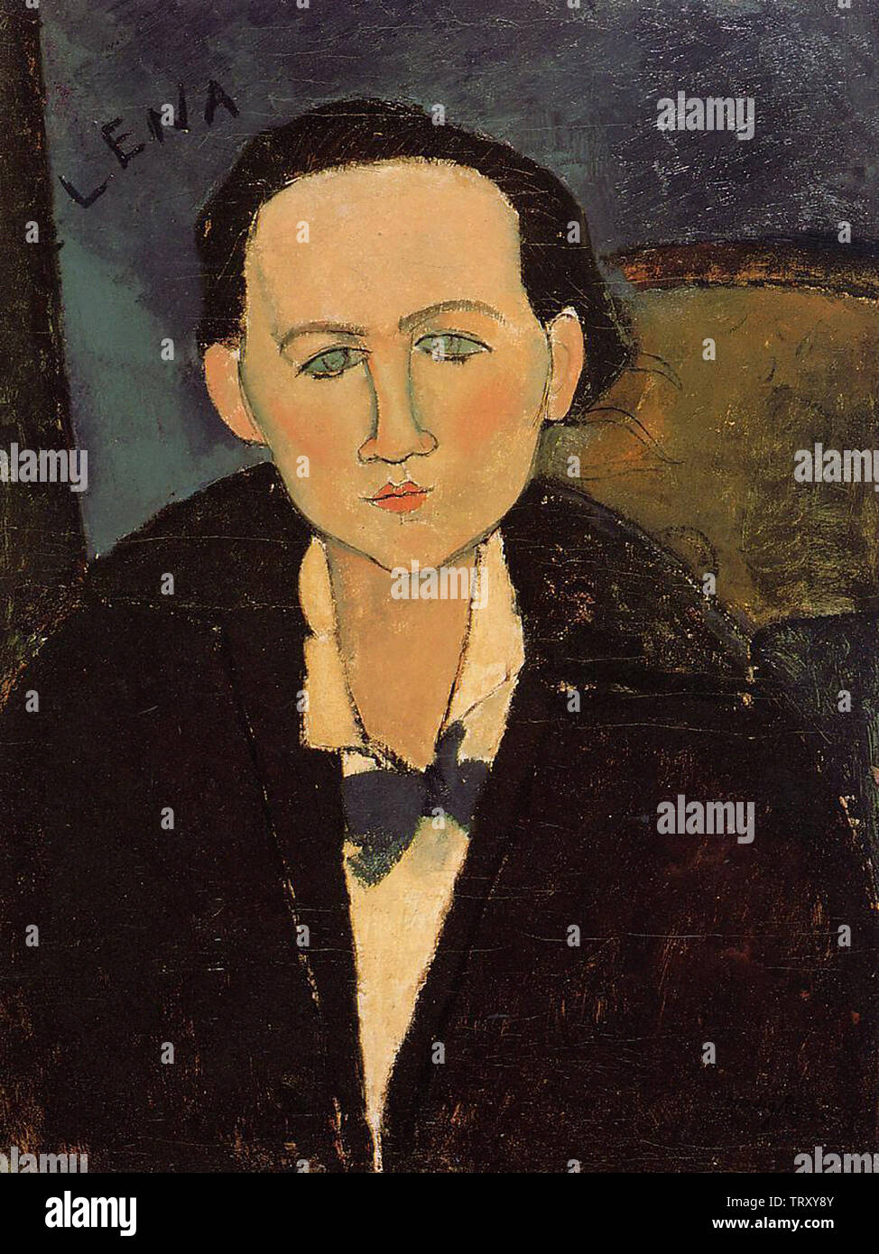 Amedeo Modigliani - Portrait Elen Pavlowski 1917 Stock Photo - Alamy