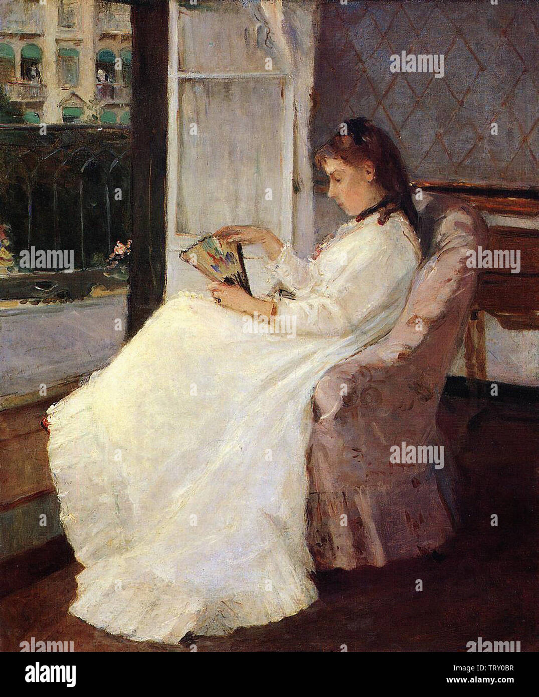 Berthe Morisot - Artist S Sister Window 1869 Stock Photo - Alamy